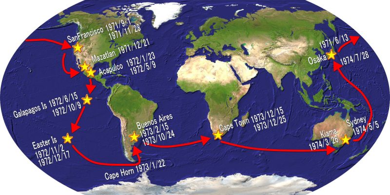 Yoh's circumnavigation on a 21 foot sailboat | Aoki Yacht School